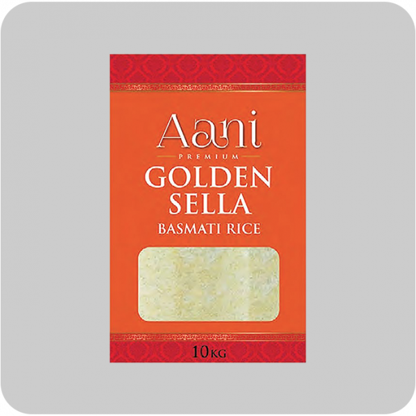 Aani Golden Sella Basmati Rice 10KG | kajolafoods.com