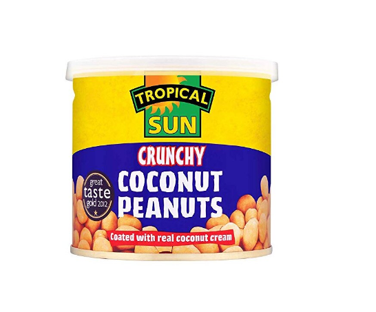 Tropical Sun Coconut Crunchy Flavour Peanut 165g | kajolafoods.com